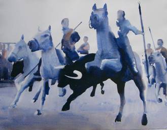 BARRY KEENE GALLERY Nick Poullis A.R.B.S.A. New watercolours collioure ...
